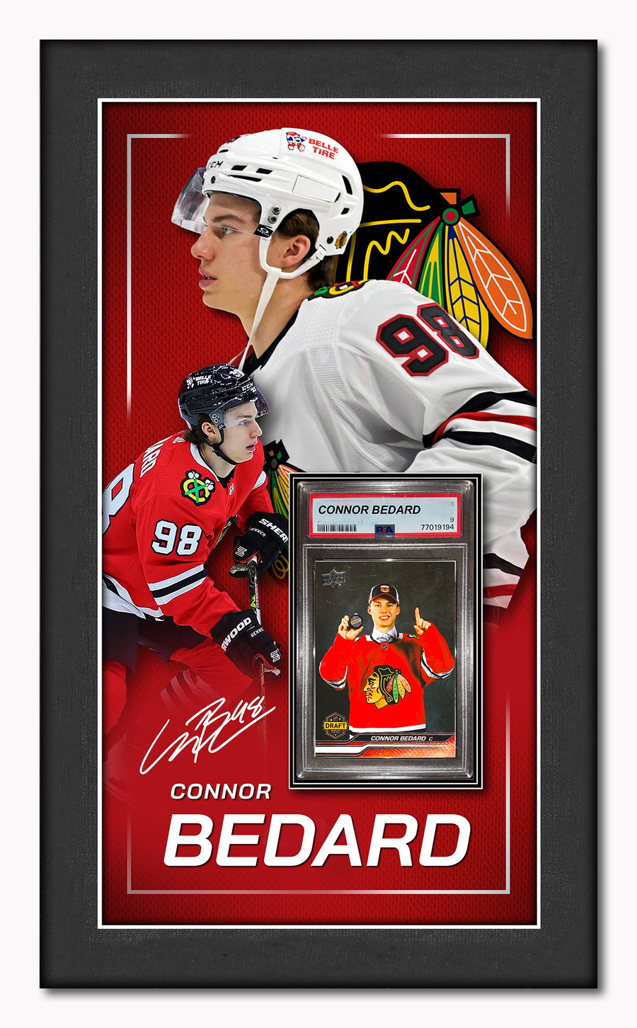 Connor Bedard Chicago/Frame – La boîte à hobby
